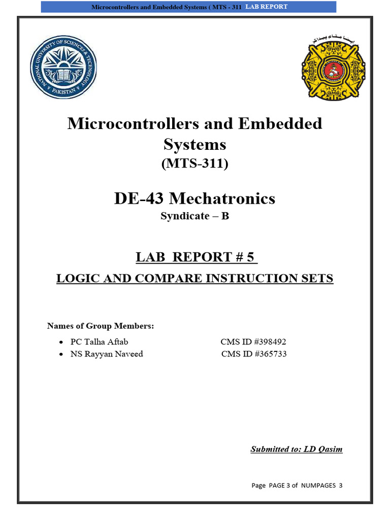 Lab Report Week 5 | Download Free PDF | Assembly Language | Arithmetic
