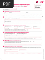 HCF Gym Membership Claim Form | PDF | Physical Therapy | Health Sciences