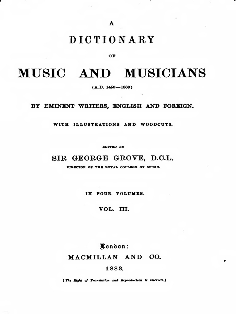 PMLP192599-A Dictionary of Music and Musicians v3 1883 UM Text | PDF ...