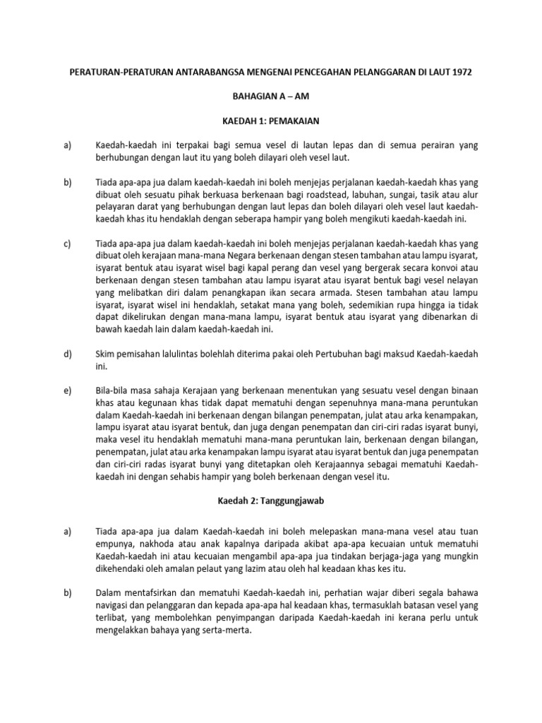 Colreg 72 BM | PDF | Bisnis | Sains & Matematika