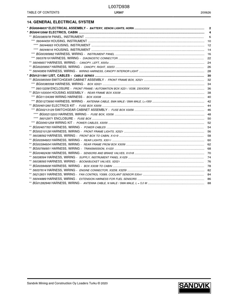 14 General Electrical System | PDF | Electrical Connector | Electrical Wiring