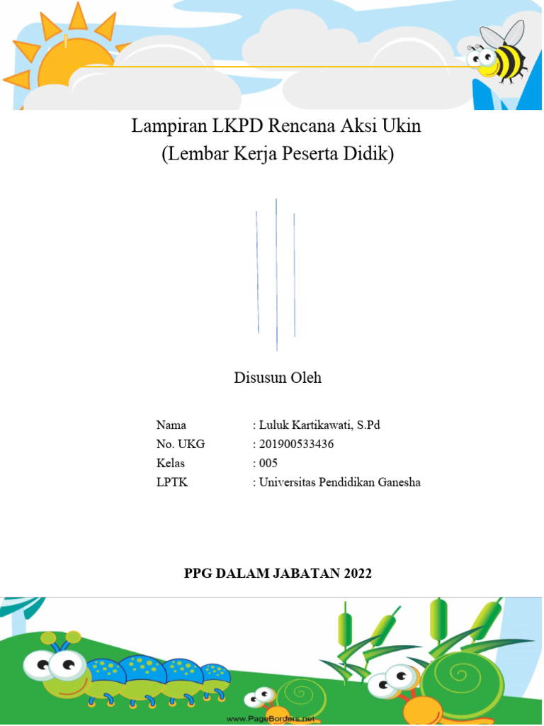 Lampiran LKPD Rencana Aksi Ukin | PDF