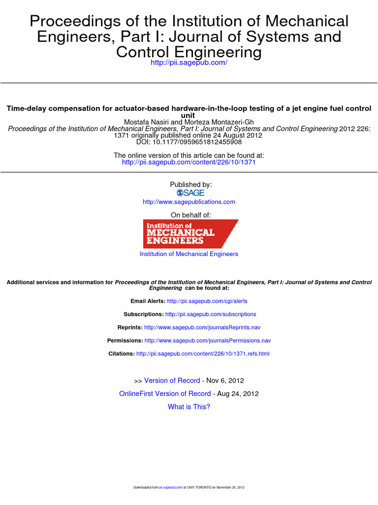 Time-Delay Compensation in HIL Testing | PDF | Control Theory | Simulation