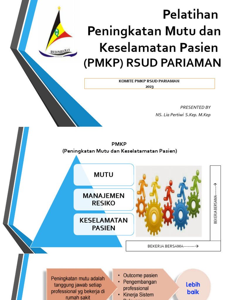 Pelatihan Mutu Rsud Pariaman | PDF