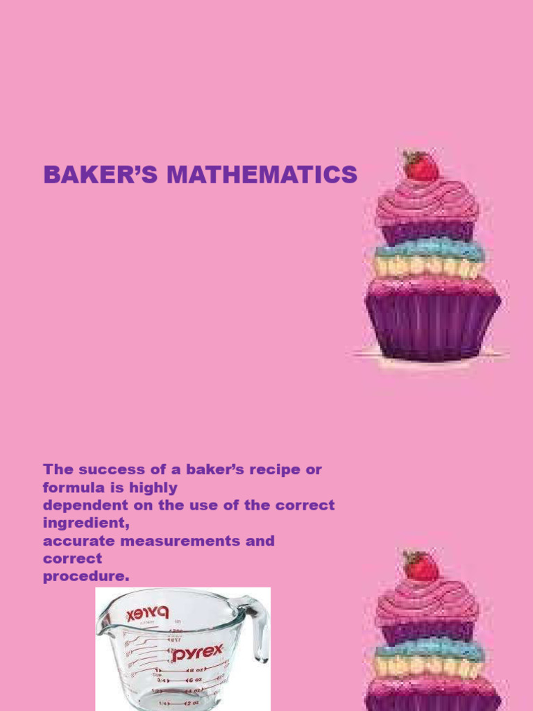 Bakers Math | PDF | Cakes | Baker's Yeast