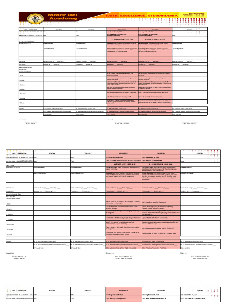 Consumer Chemistry Lesson Plan | PDF | Chemical Bond | Ionic Bonding