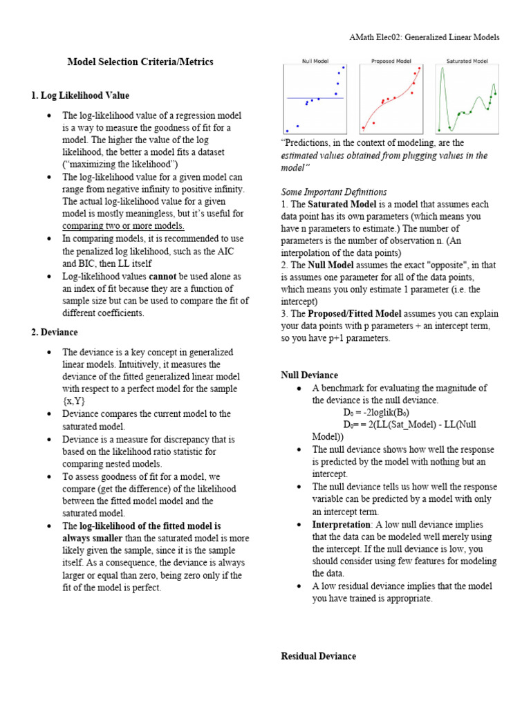 Model Fit And Inference Pdf Coefficient Of Determination