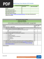 Cauti NHSN 2025 | PDF | Urinary Tract Infection | Diseases And Disorders