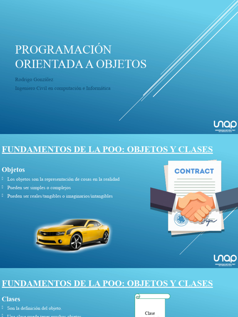 Fundamentos POO: Objetos y Clases | PDF | Objeto (informática) | Constructor (Programación ...
