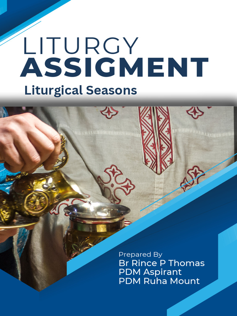 Liturgy Assignment | PDF