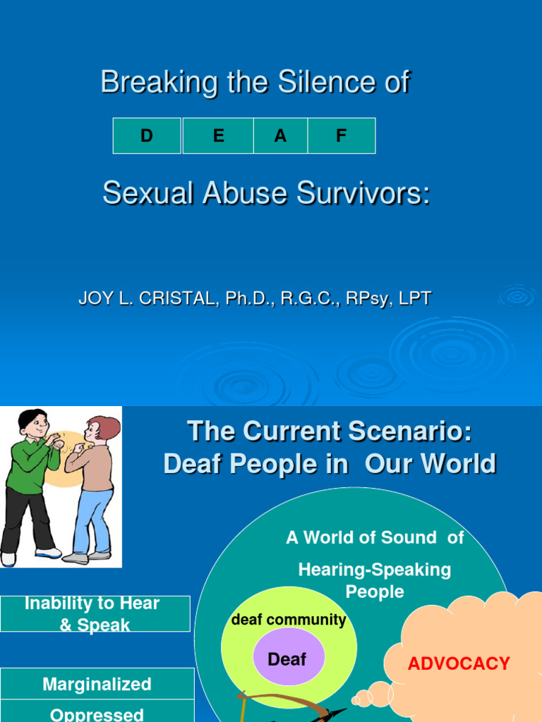 Breaking The Silence of Sexual Abuse | PDF | Child Sexual Abuse | Self ...