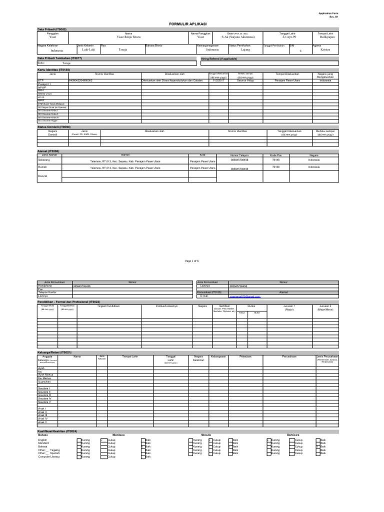 Application Form 2023 | PDF