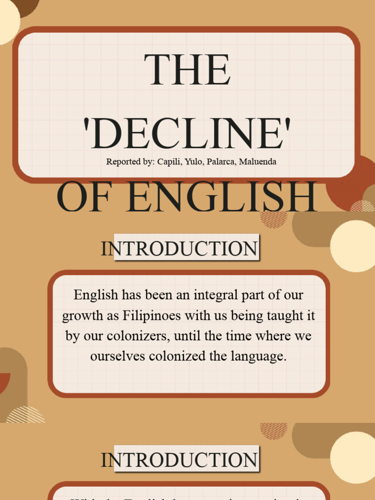 The Decline of English in Education | Download Free PDF | English ...