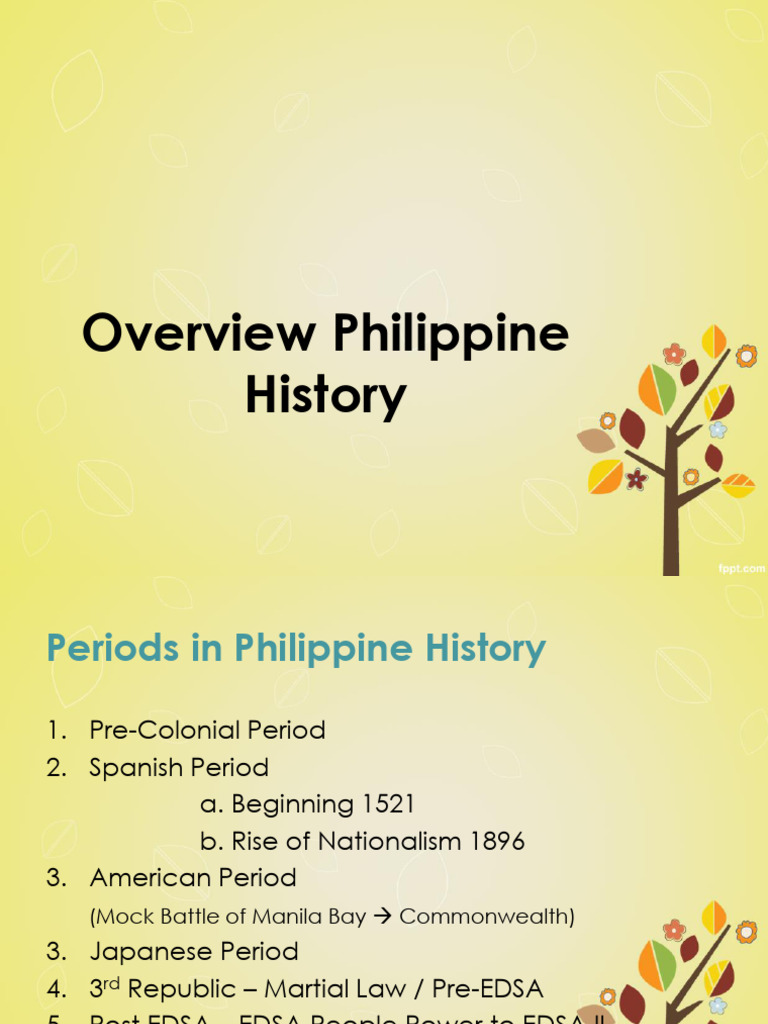 Overview Phil. History Revised Mr. Angelo Porciuncula | PDF