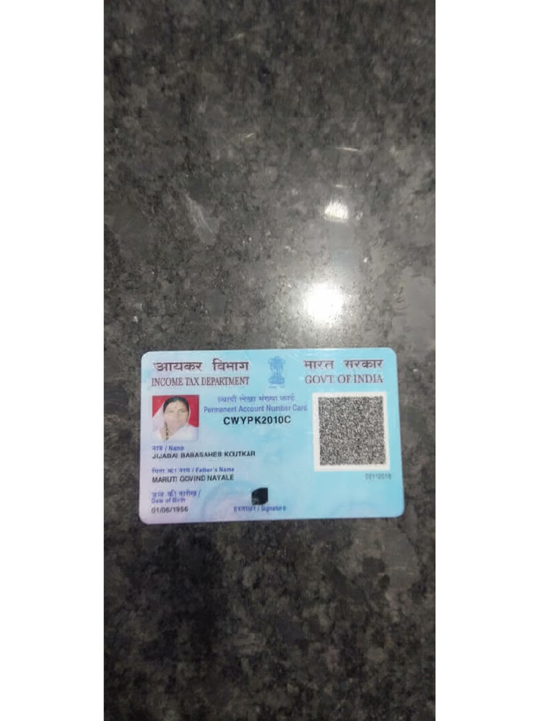 Jijabai Pan Card | PDF