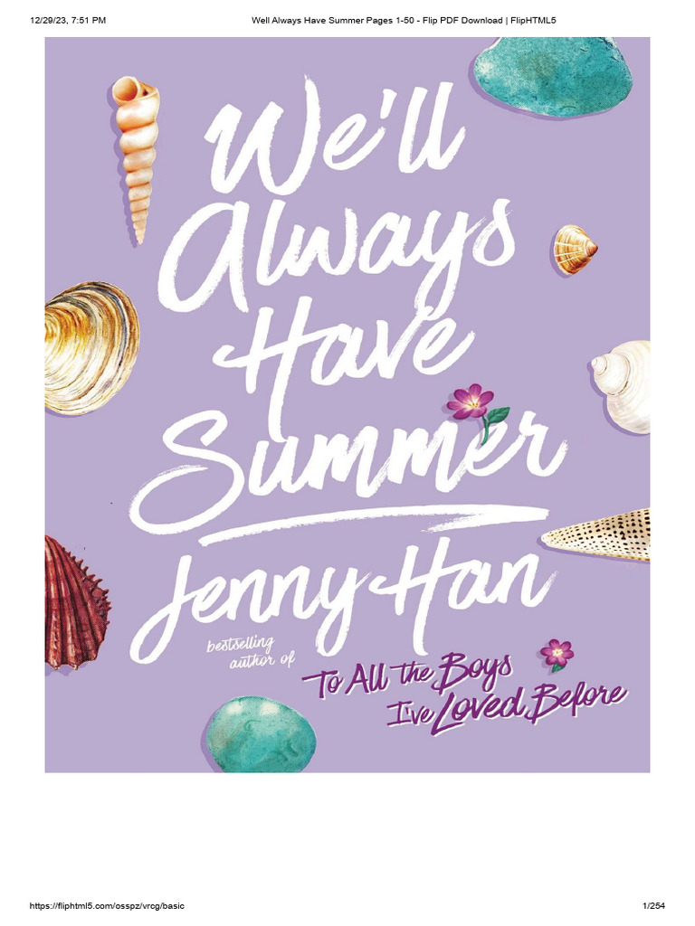 Well Always Have Summer Pages 1-50 - Flip PDF Download - FlipHTML5 | PDF | Text | Metadata