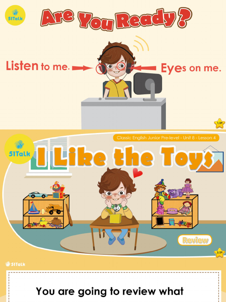 Lesson 4 I Like The Toys | PDF
