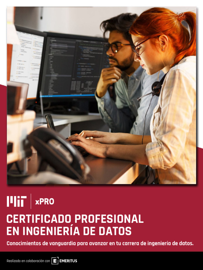 Certificado MIT xPRO en Ingeniería de Datos | PDF | Big Data | Bases de ...