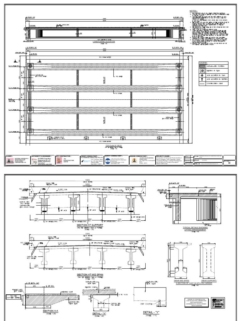 Girder Drawing 33.0m | PDF | Structural Engineering | Civil Engineering