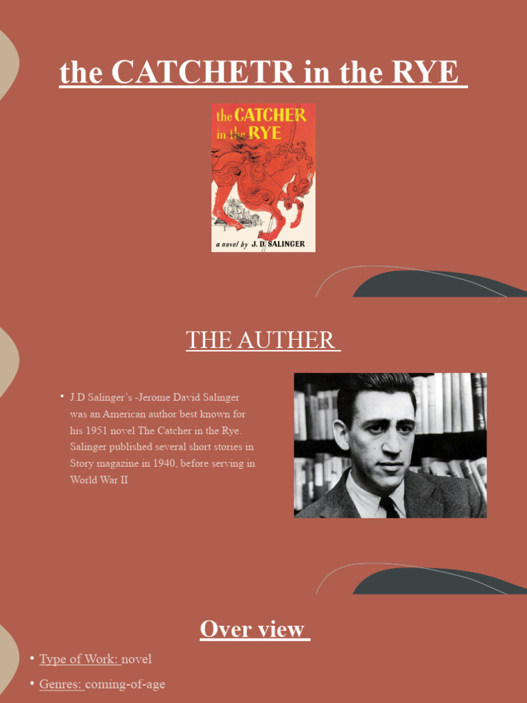 Analyzing The Catcher in the Rye | PDF | Cost Of Living