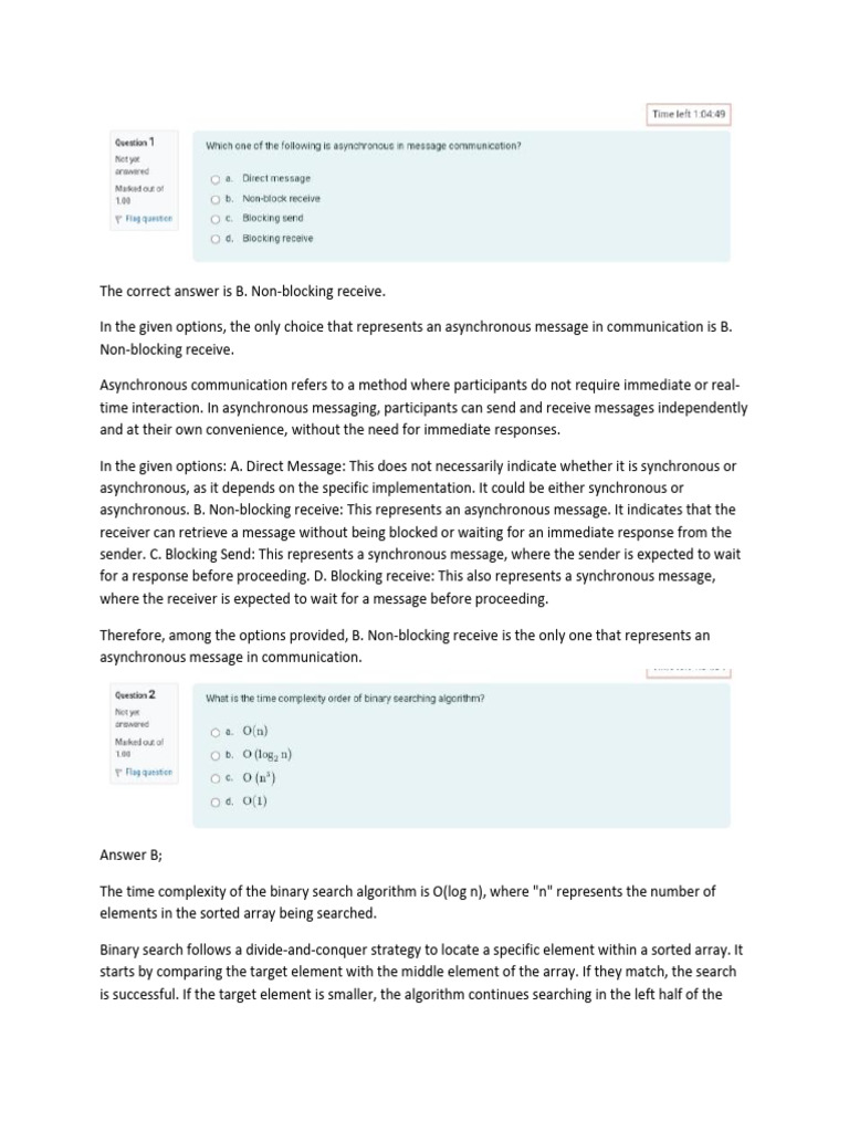 MoE CS Dept Model Exam With Answer | PDF | Inheritance (Object Oriented ...