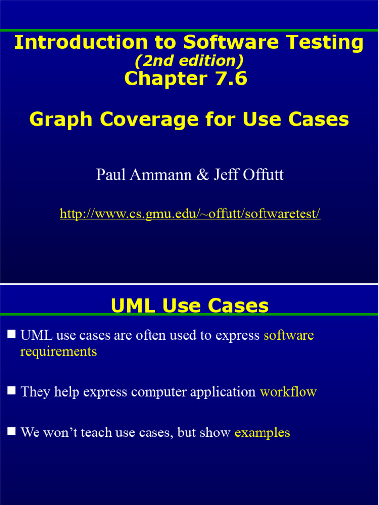 Ch07-6-useCases | PDF | Use Case | Personal Identification Number