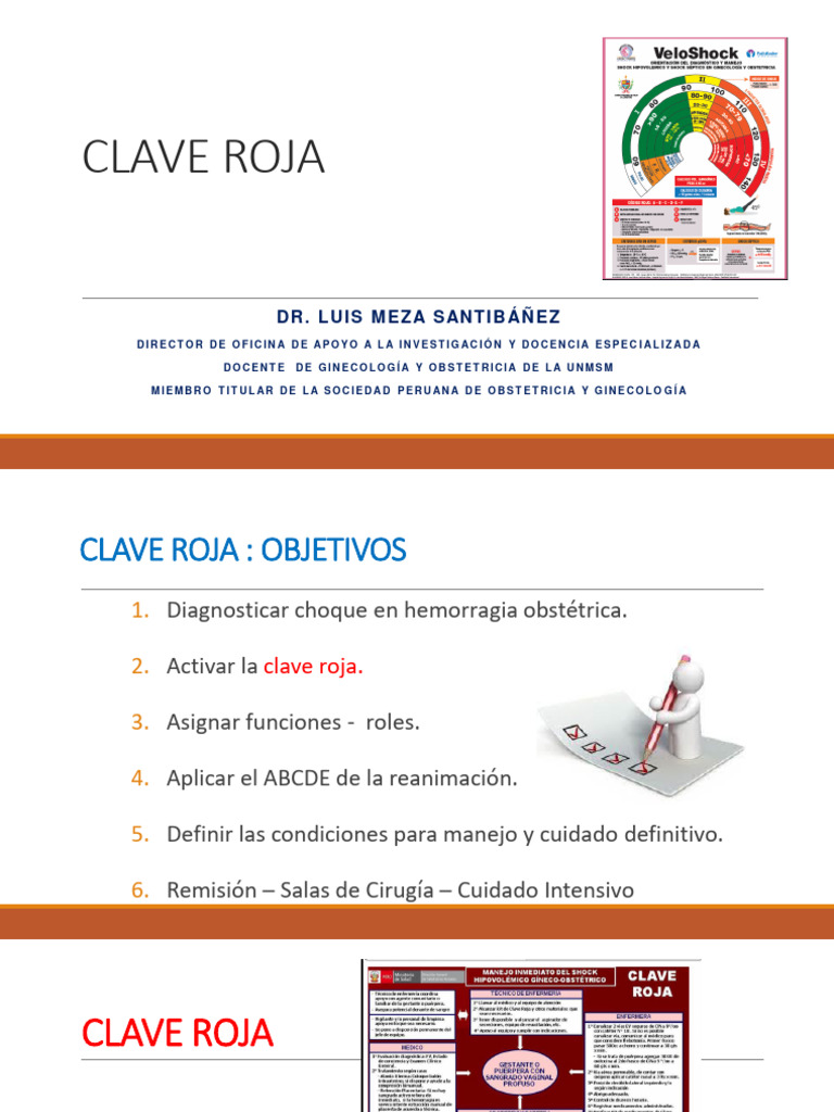 Clave Roja 2022 Essalud | Descargar gratis PDF | Parto | Medicina