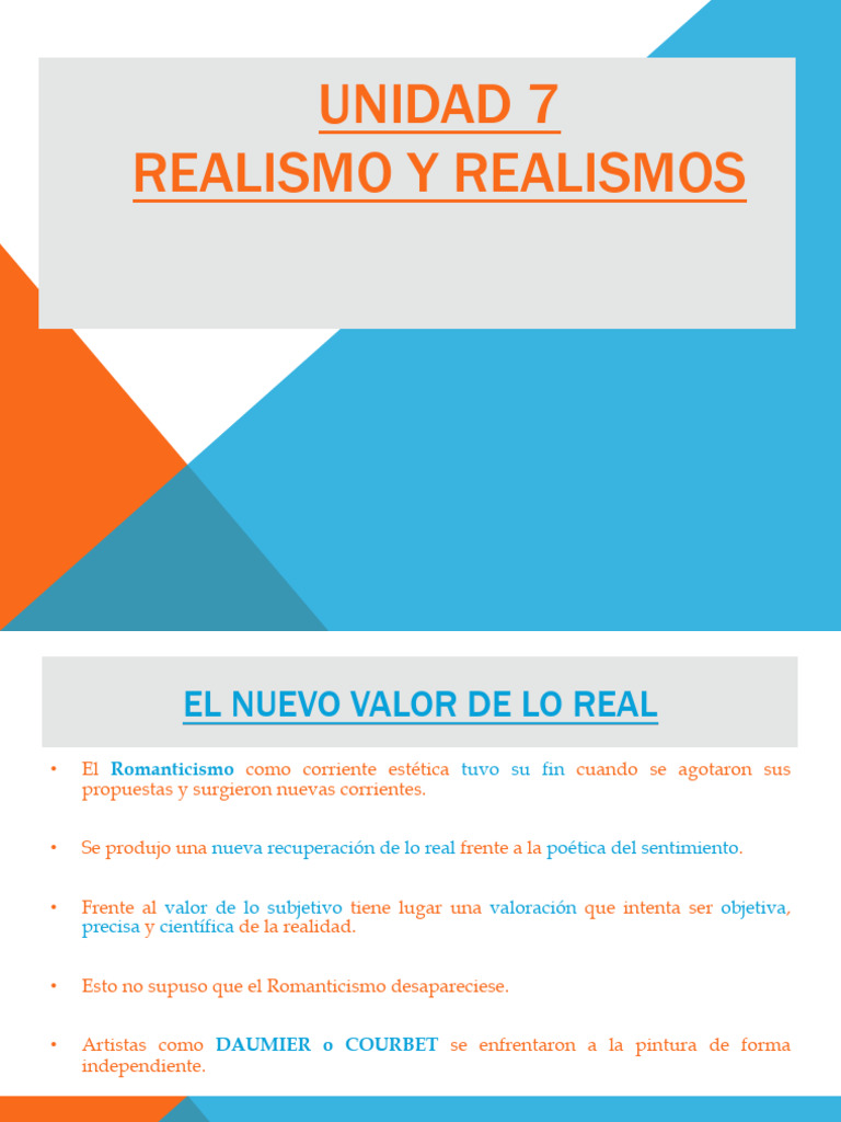 Realismo en el Arte del Siglo XIX | PDF | Pintura de paisaje | Pinturas