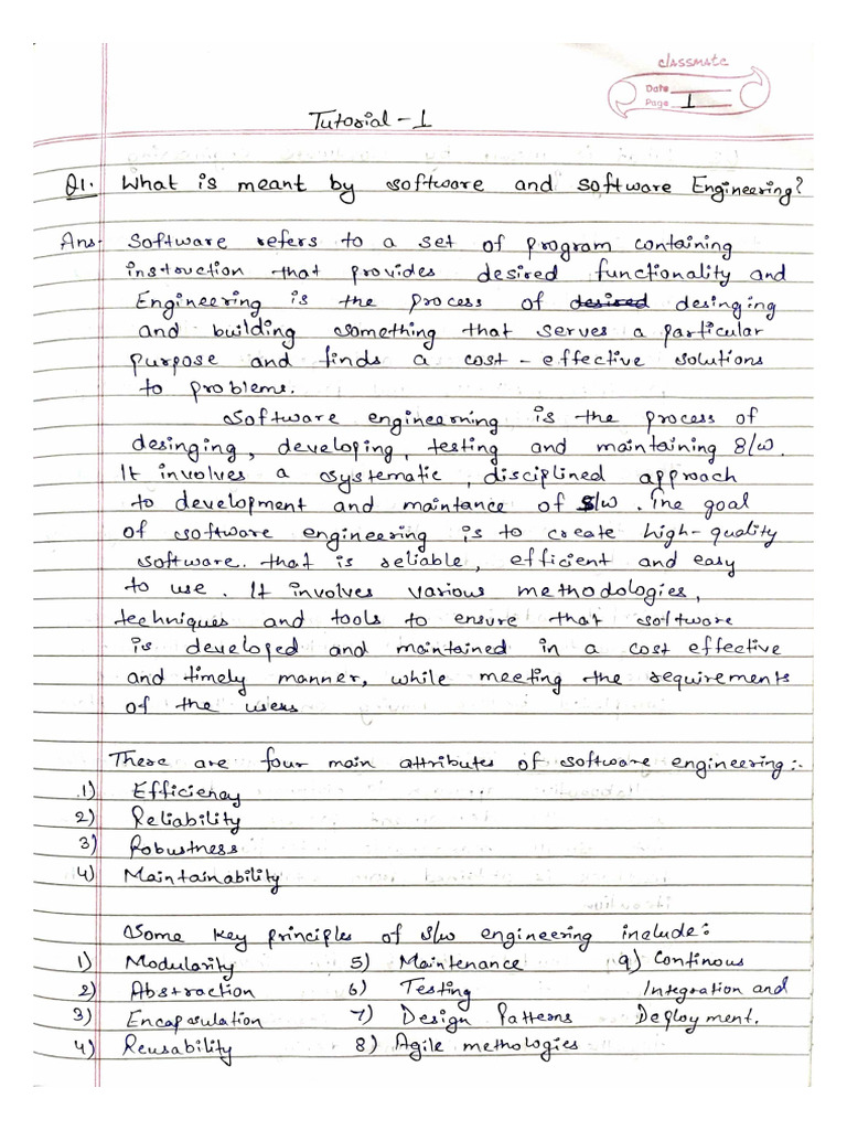 Software Engineer Tutorial | PDF