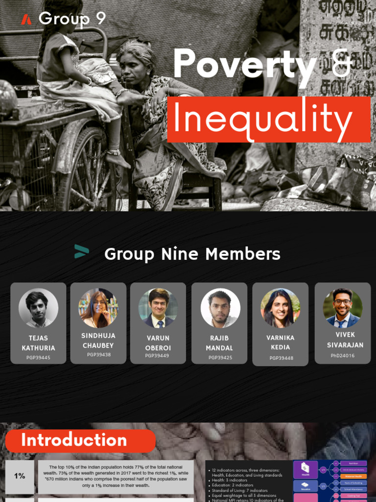 Poverty & Inequality - Group9 - IE | PDF | Poverty | Poverty & Homelessness