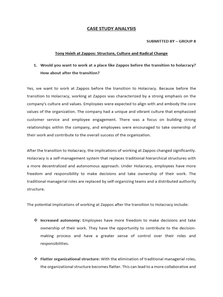 Tony Zappos - OBHR (Group 8) | PDF | Change Management | Leadership