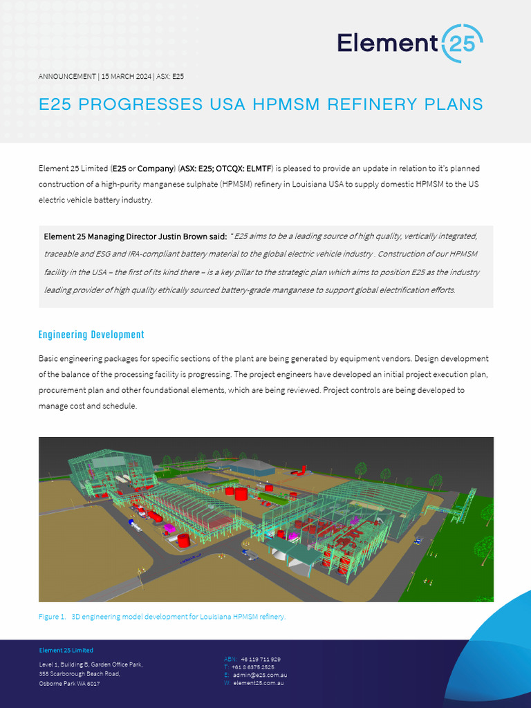 E25 Progresses USAHPMSMRefinery Plans | PDF | Electric Vehicle ...