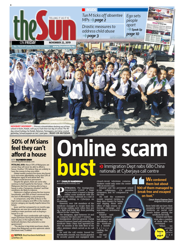 The Sun Daily Final Edition 22-11-2019 Complete | PDF | Malaysia