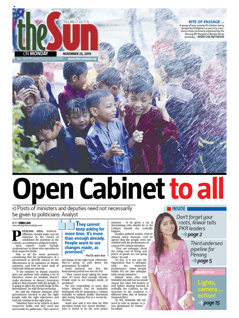 The Sun Daily Final Edition 25-11-2019 Complete | PDF | Malaysia