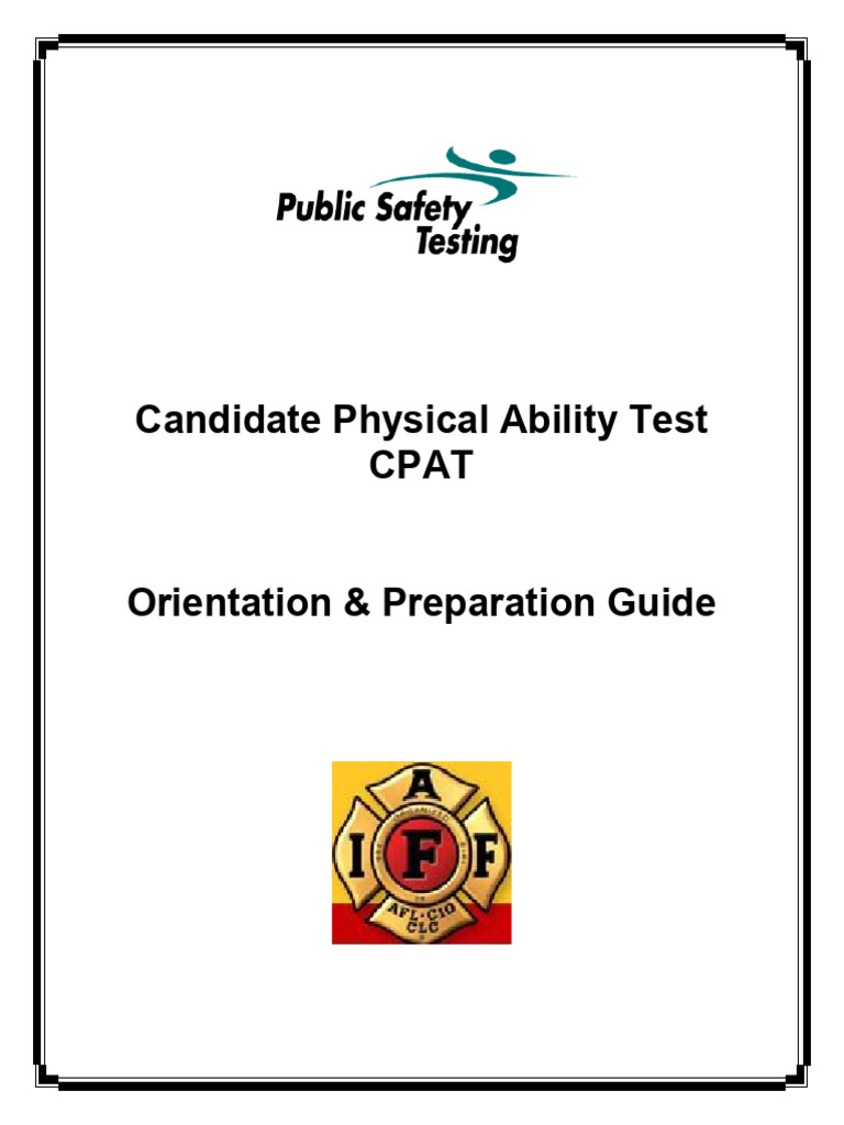 CPAT Candidate Prep Guide | PDF | Aerobic Exercise | Strength Training