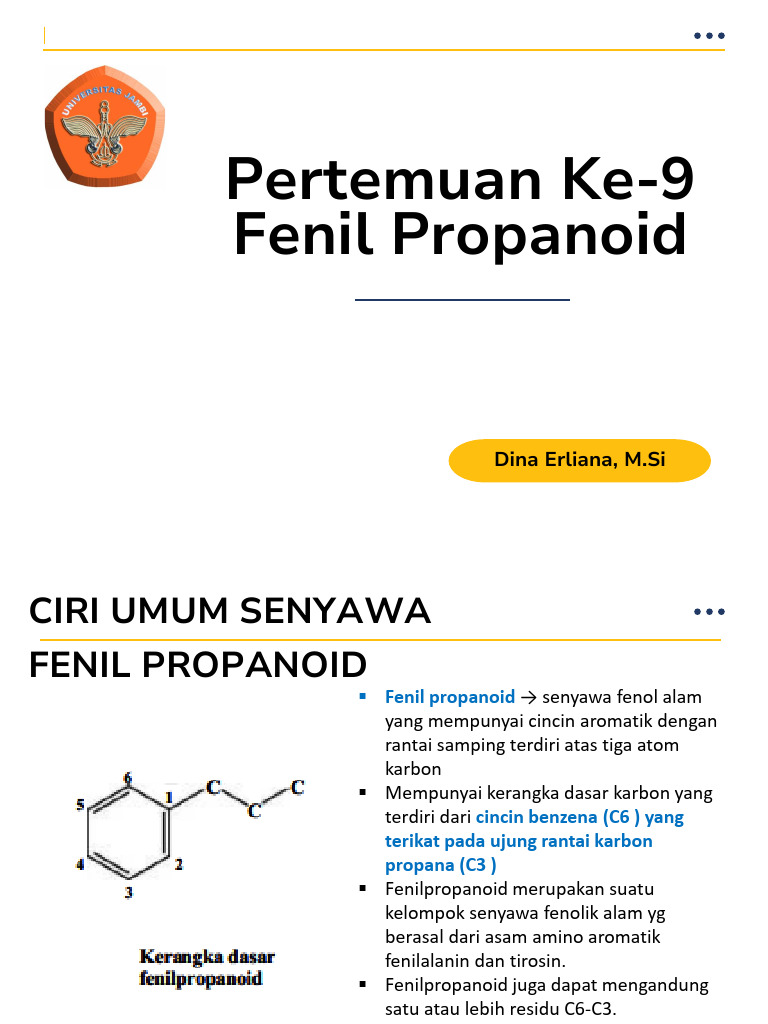 KOBA Fenil Propanoid | PDF | Sains & Matematika