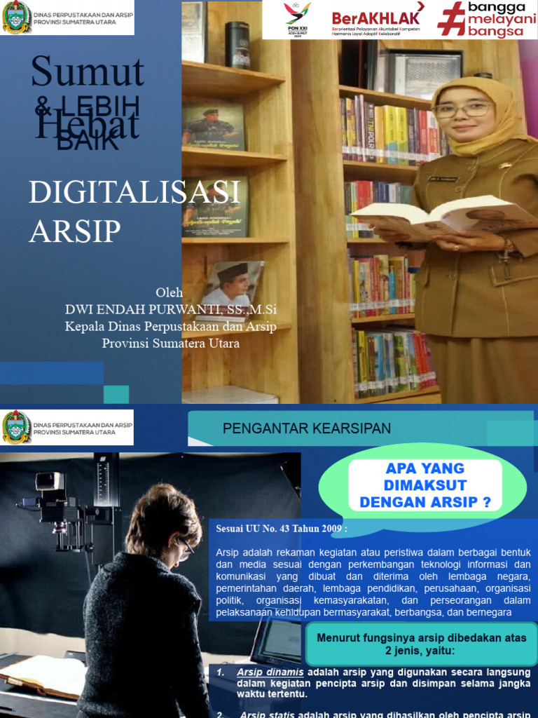 Materi Kadis Tentang Arsip Digital | PDF