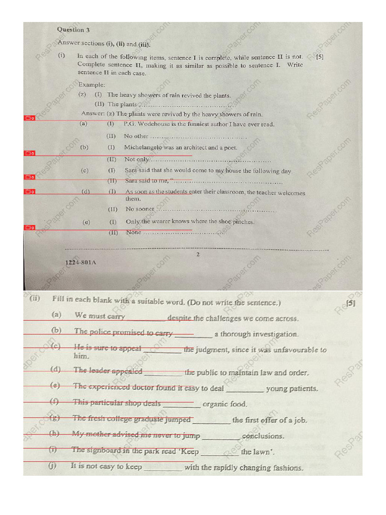 ISC English I 2024 | PDF