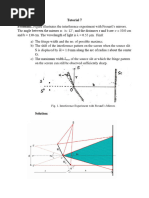 Interefenrece in Thin Films Session 3 (Wedge Shaped Film) | PDF ...