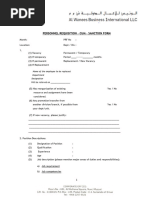 HR-MRF (Manpower Request Form) | PDF