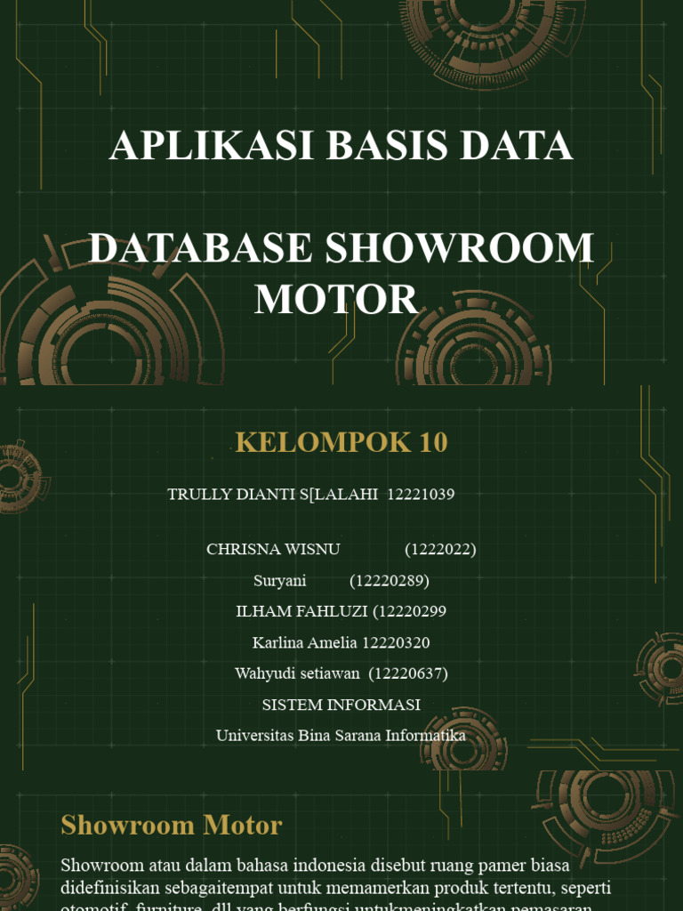 Aplikasi Basis Data Kelompok 10 Makalah | PDF