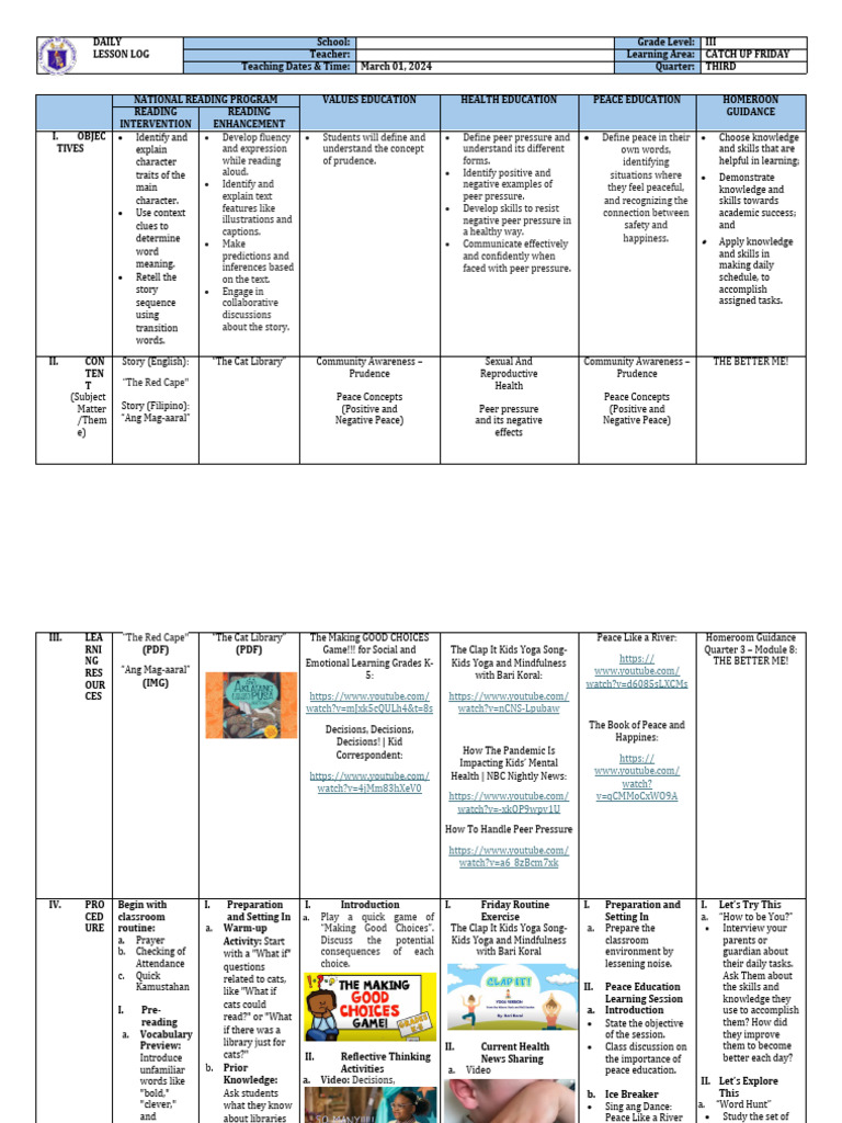 DLL Catch Up Friday | PDF | Experience | Knowledge