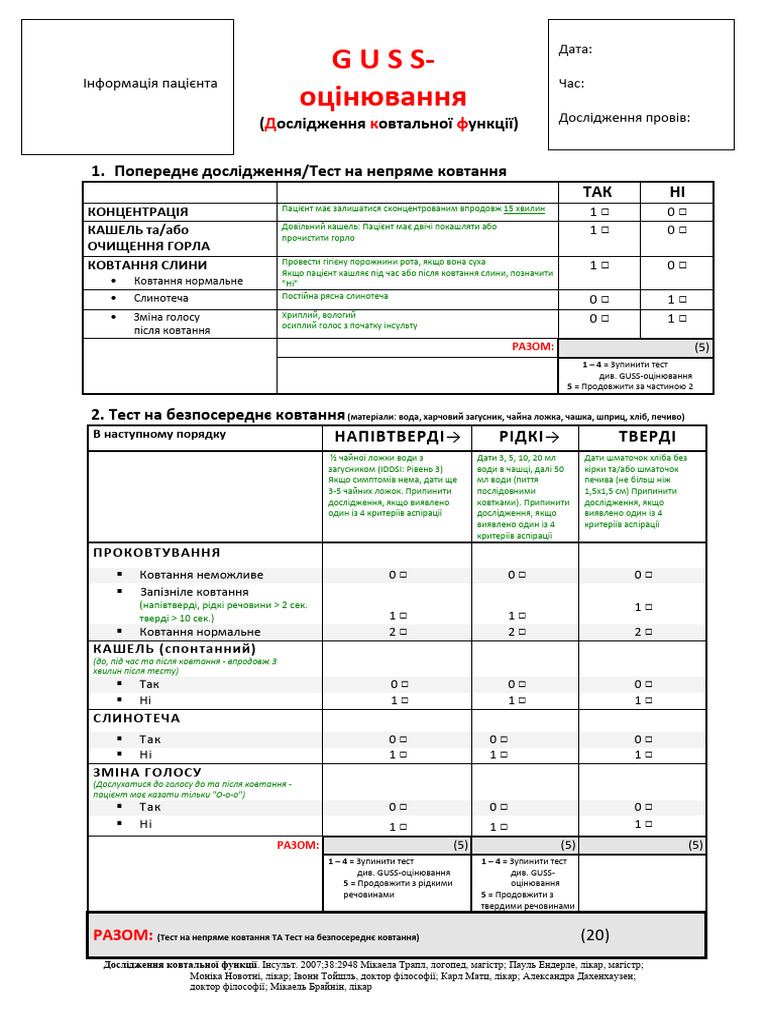 див. GUSS-оцінювання | PDF