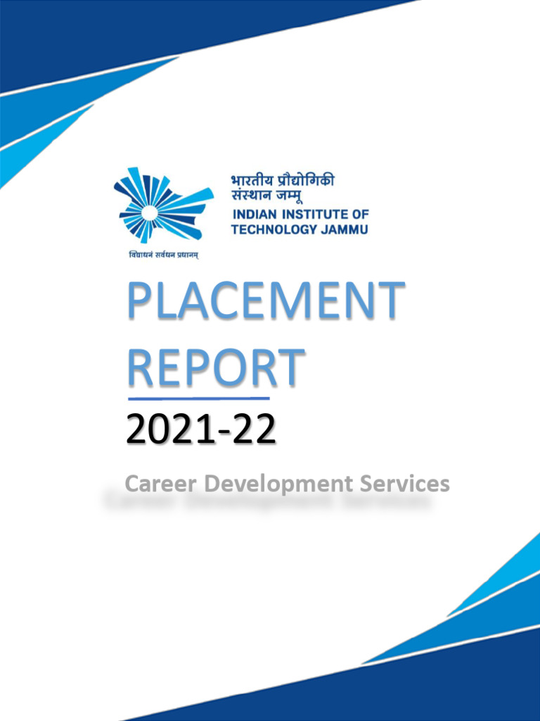 IIT Jammu 2021-22 Placement Report | PDF | Business