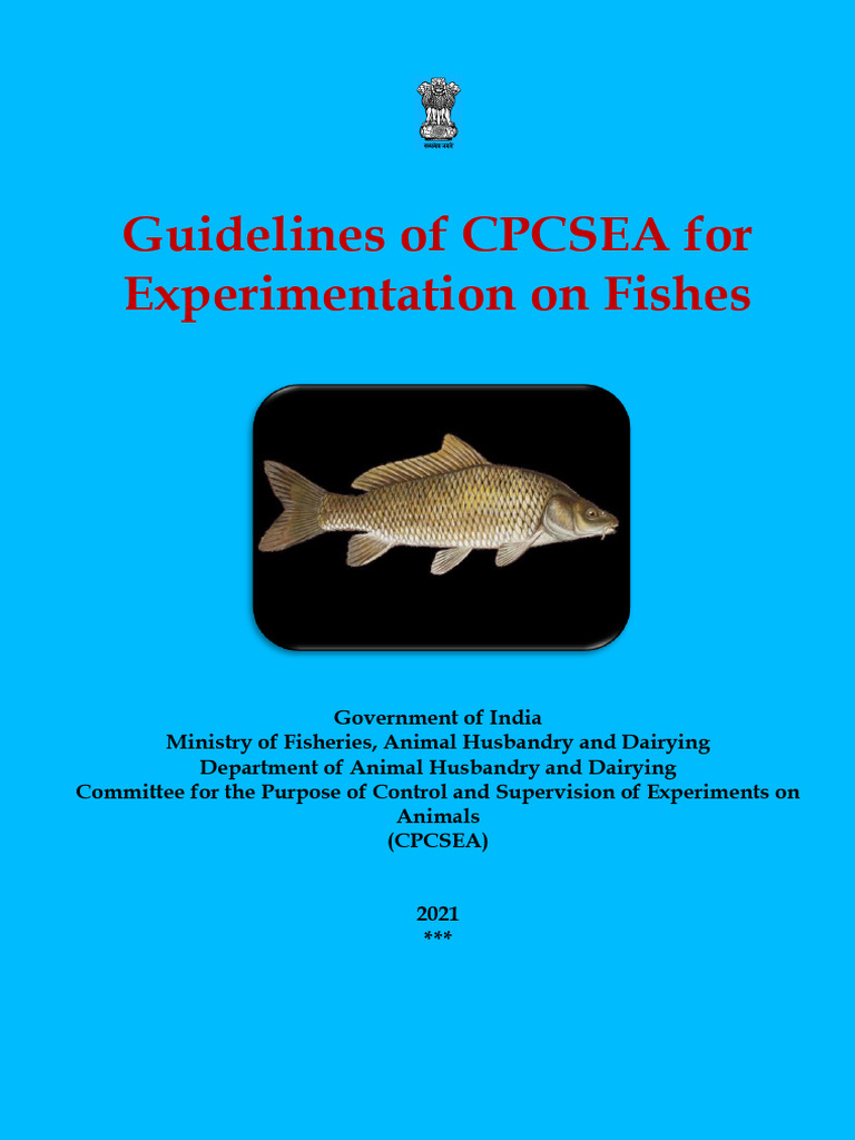 Fish Experimentation Guidelines | PDF | Infection | Water Quality
