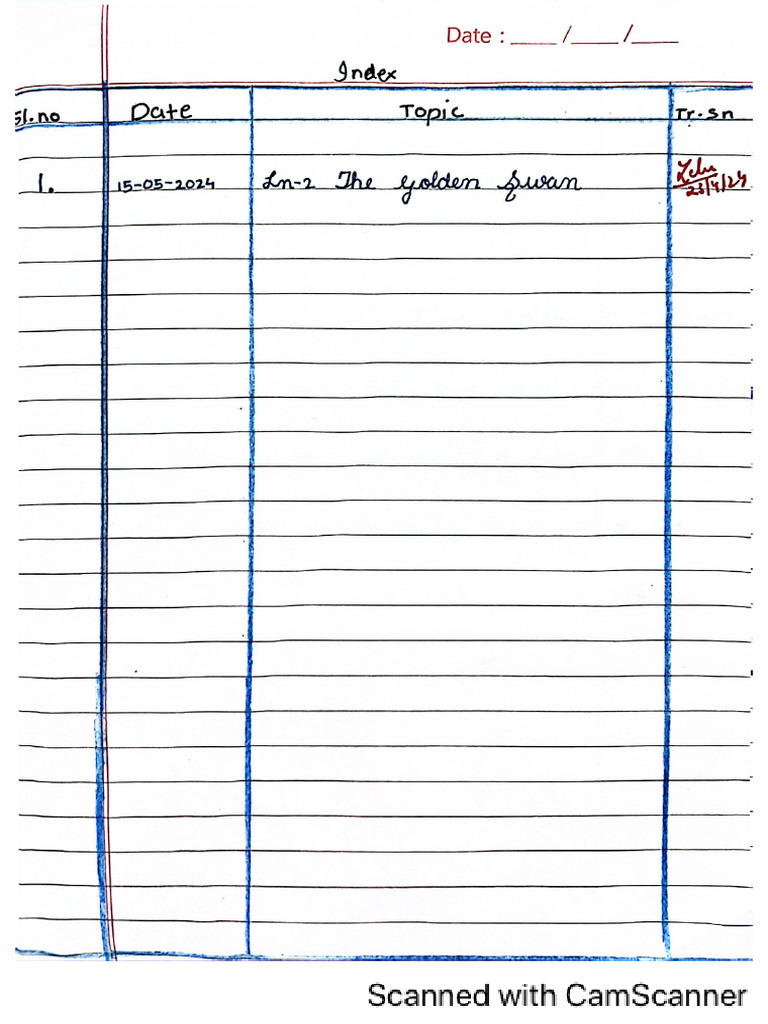 English Notebook Work | PDF