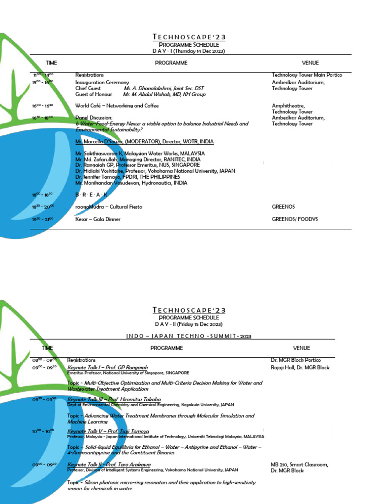 Ts Schedule Pdf Physical Sciences Chemistry