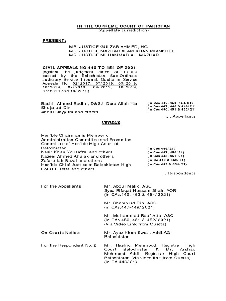 C.A. 446 2021 | PDF | Appeal | Judgment (Law)