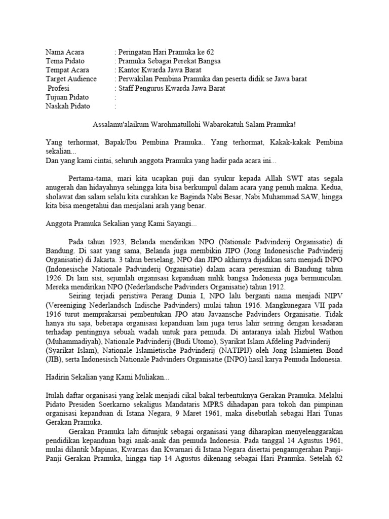 Naskah UTS Public Speaking Viks | PDF