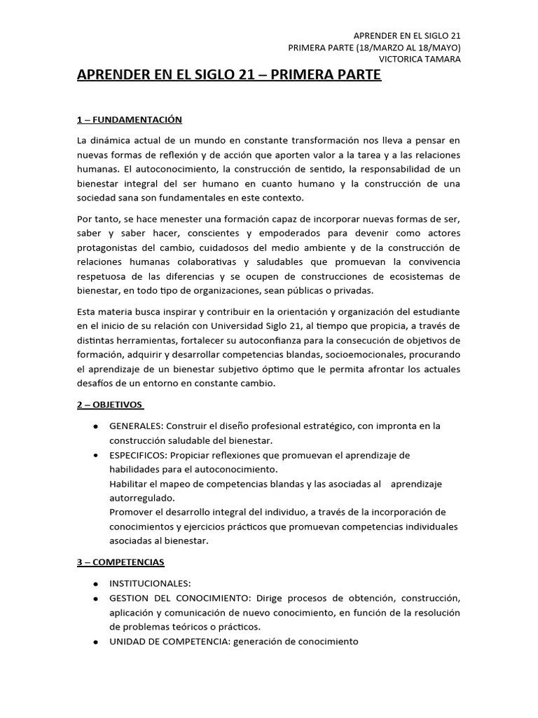 Aprender en el Siglo 21: Guía Universitaria | PDF | Aprendizaje | Las ...